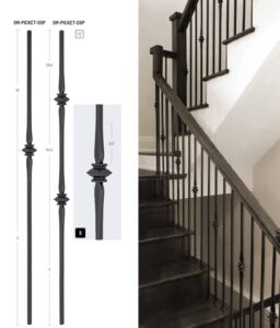 Wrought Iron Picket – SMStairs.ca